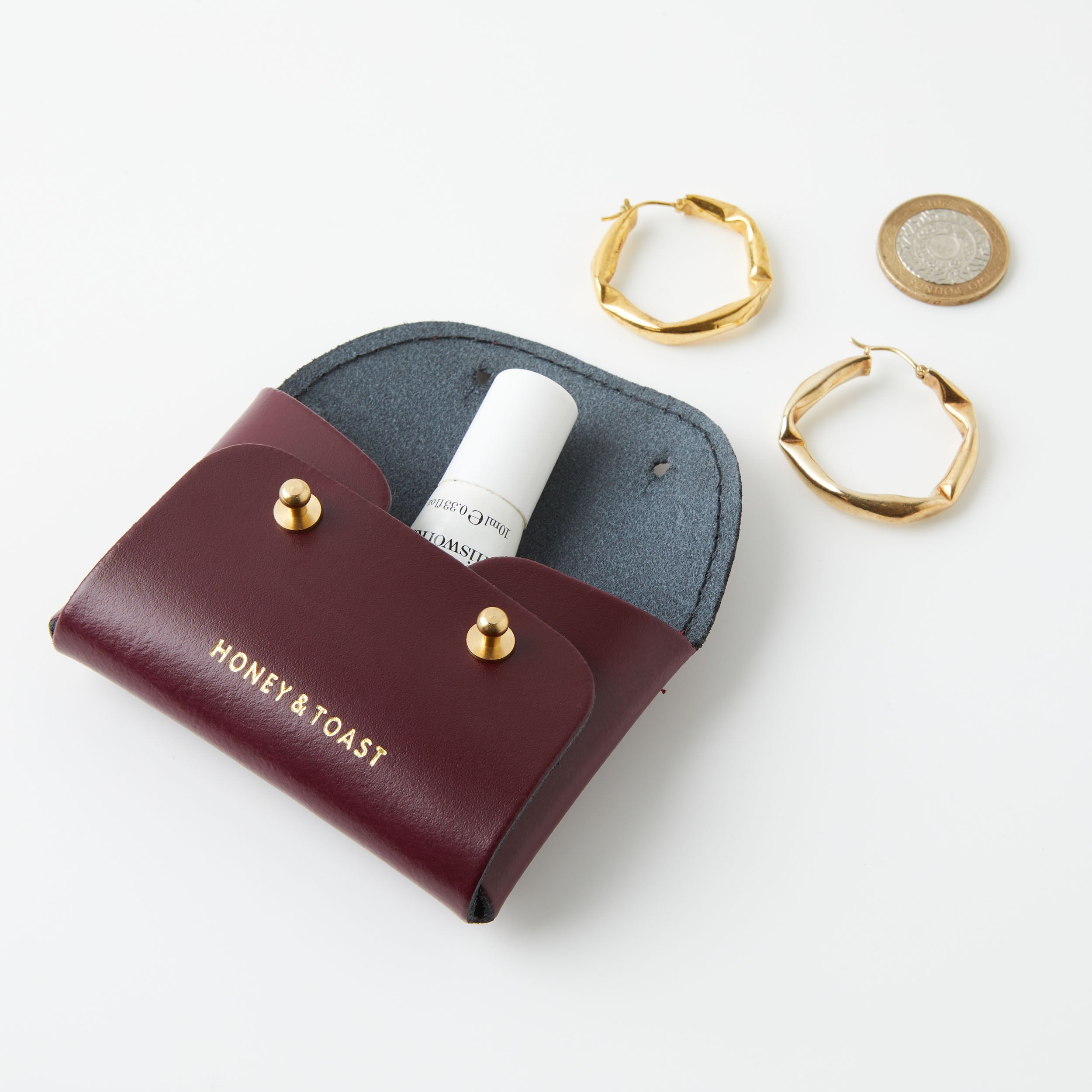 Jester card holder damson – Honey & Toast